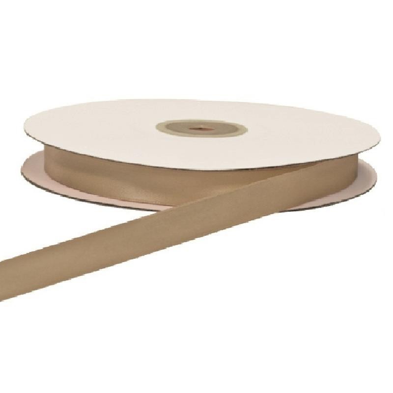 NASTRO DOPPIO RASO TORTORA 10MM 50MT