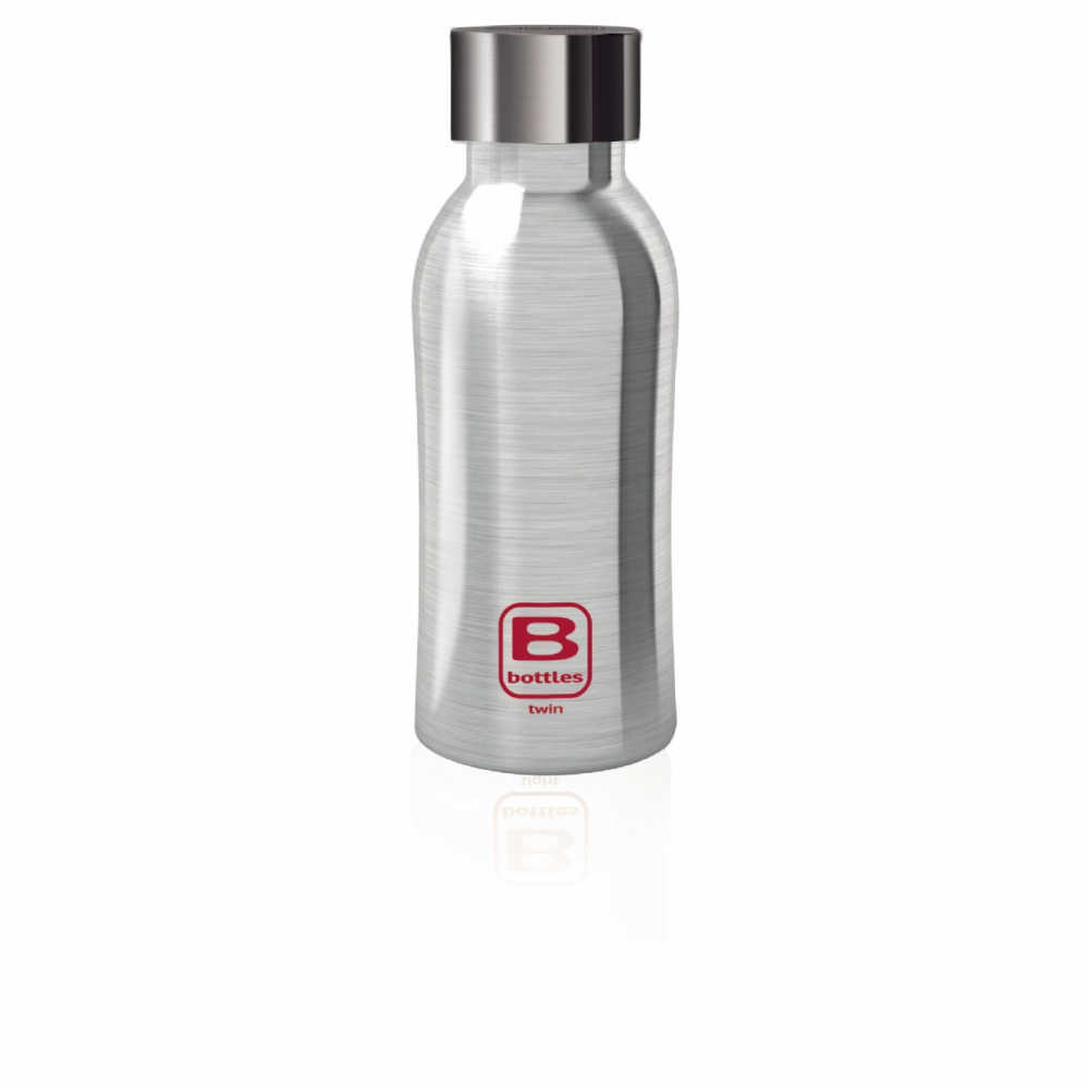 STEEL BRUSHED - B BOTTLES TWIN 350 ML